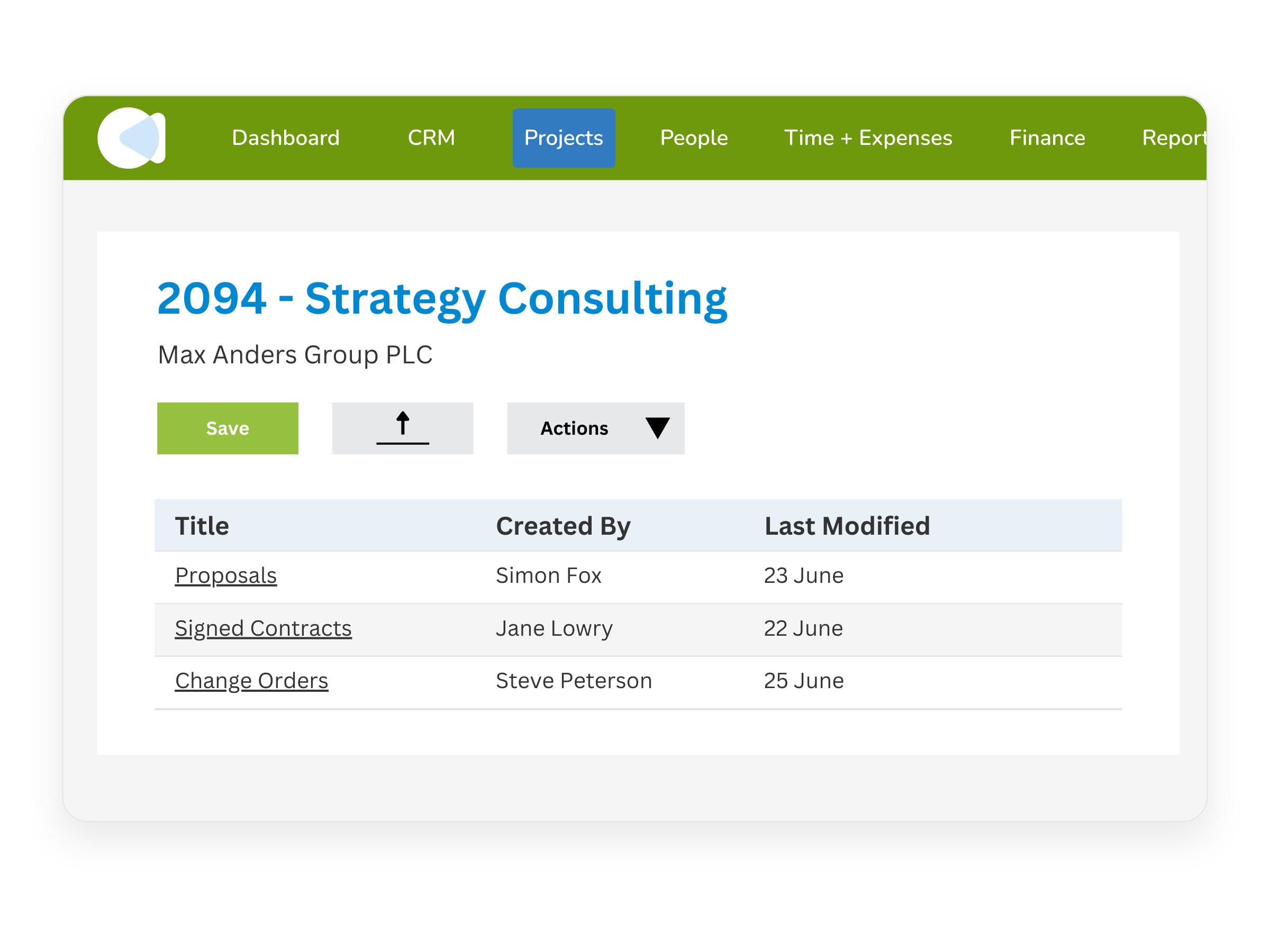 CMap Project Management